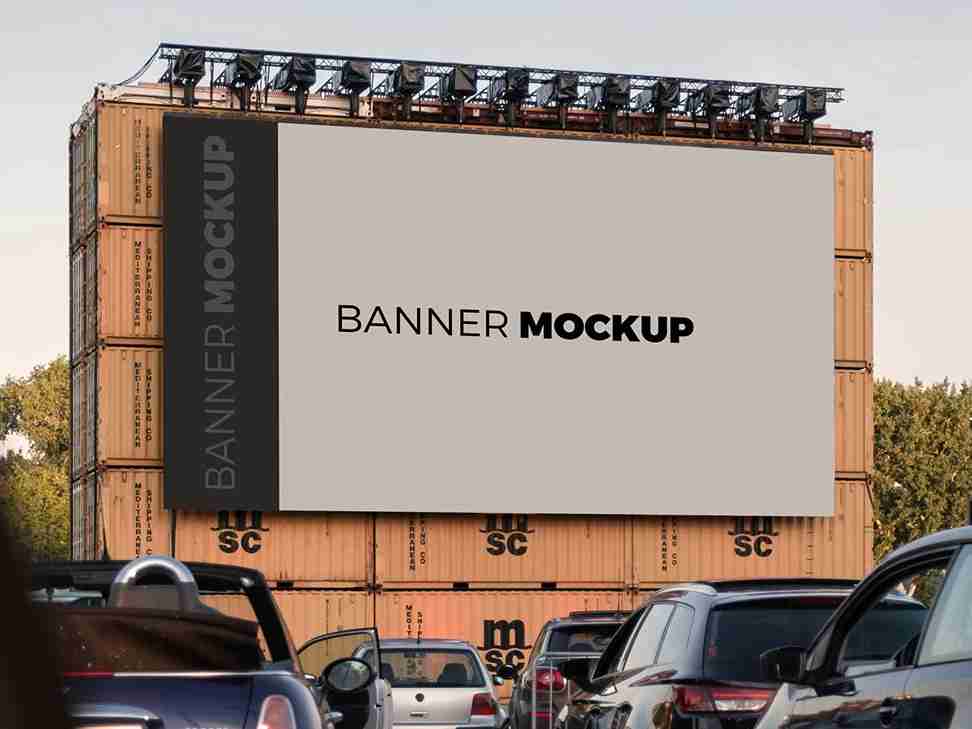 Realistic Billboard Mockups PSD – Easy Customizable